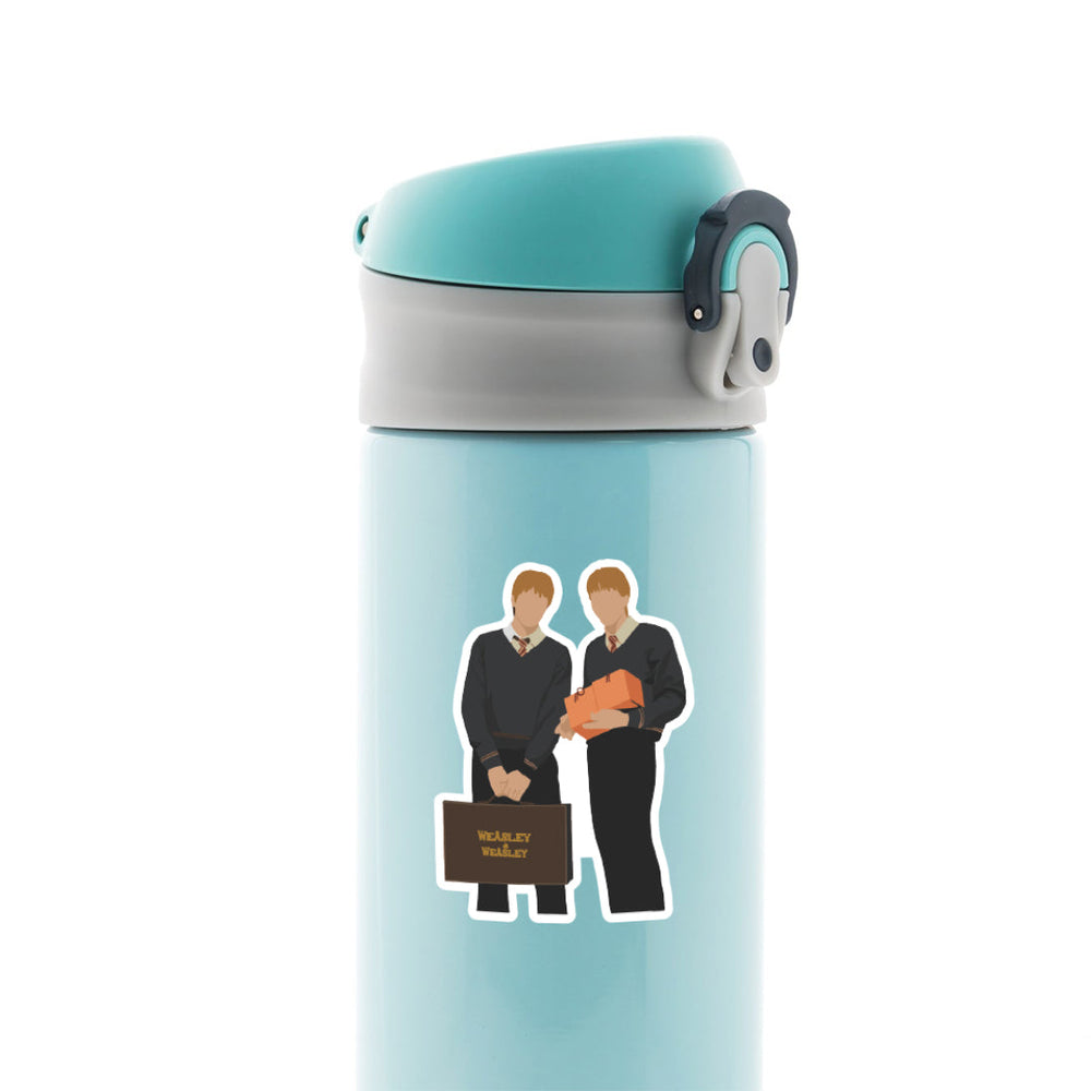 Weasley Twins Harry Potter Sticker - Mischief Managed with Fred and George