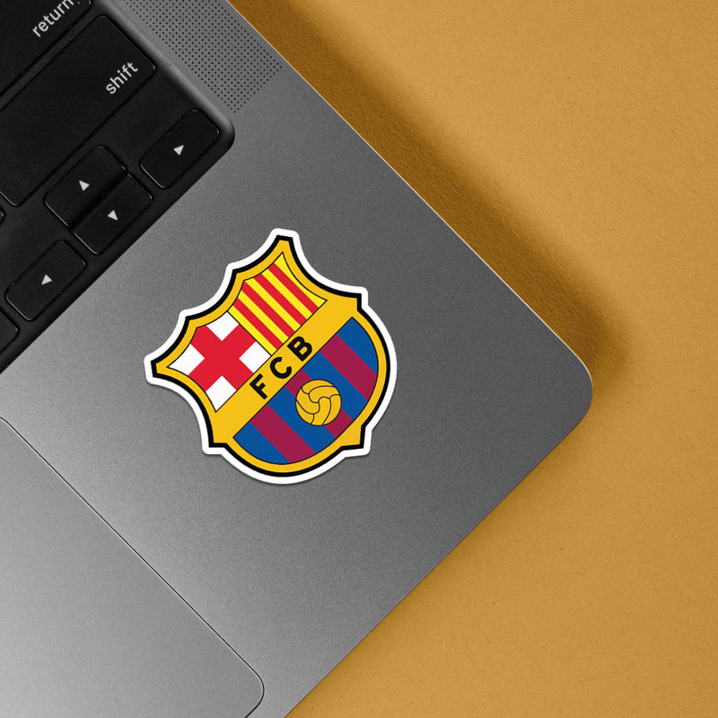 FC Barcelona Emblem Sports Sticker - Show Your Passion with Iconic Team ...