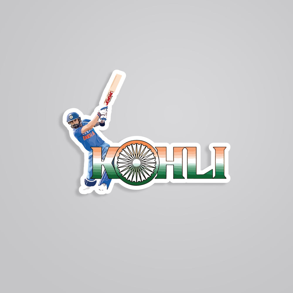 Virat Kohli Sports Sticker - Carry the Captain's Legacy Everywhere You Go