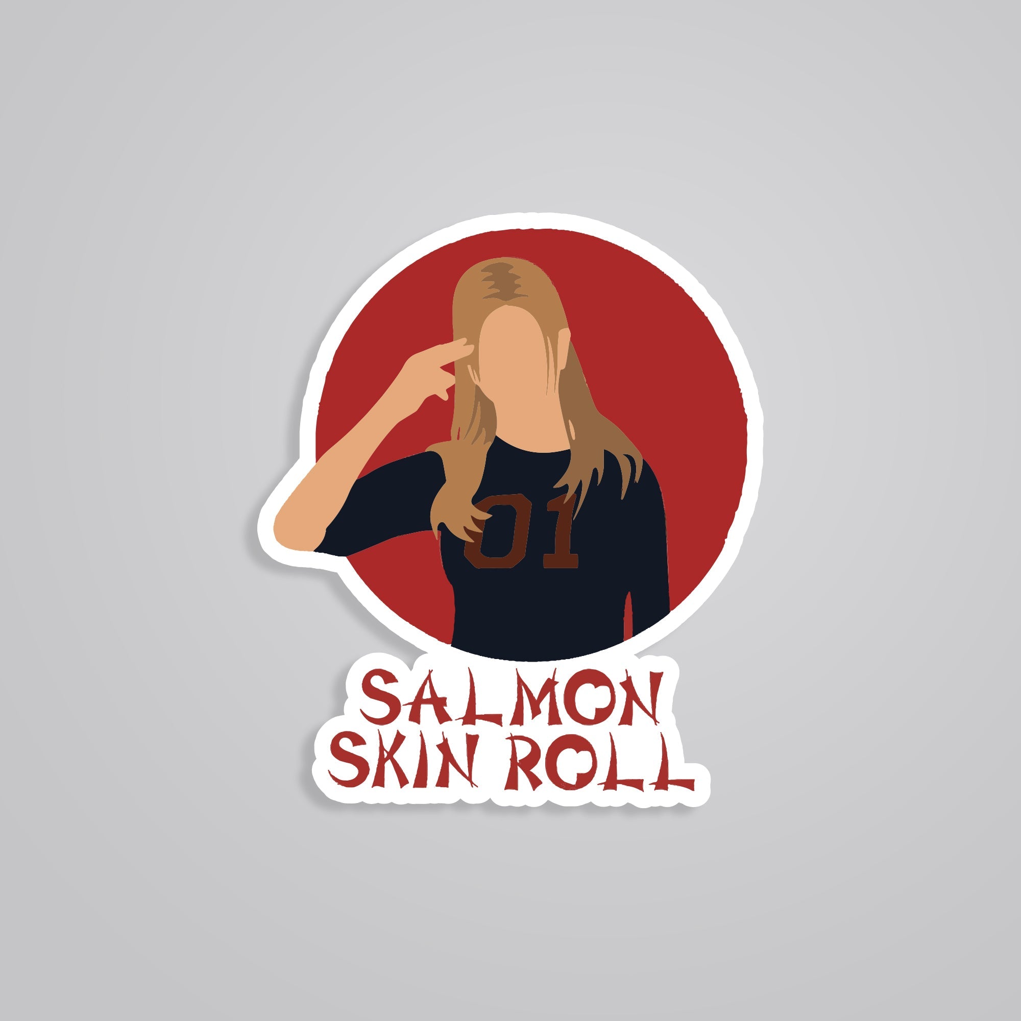 Salmon Skin Roll Rachel Friends TV Show Stickers - Dive into Nostalgia ...