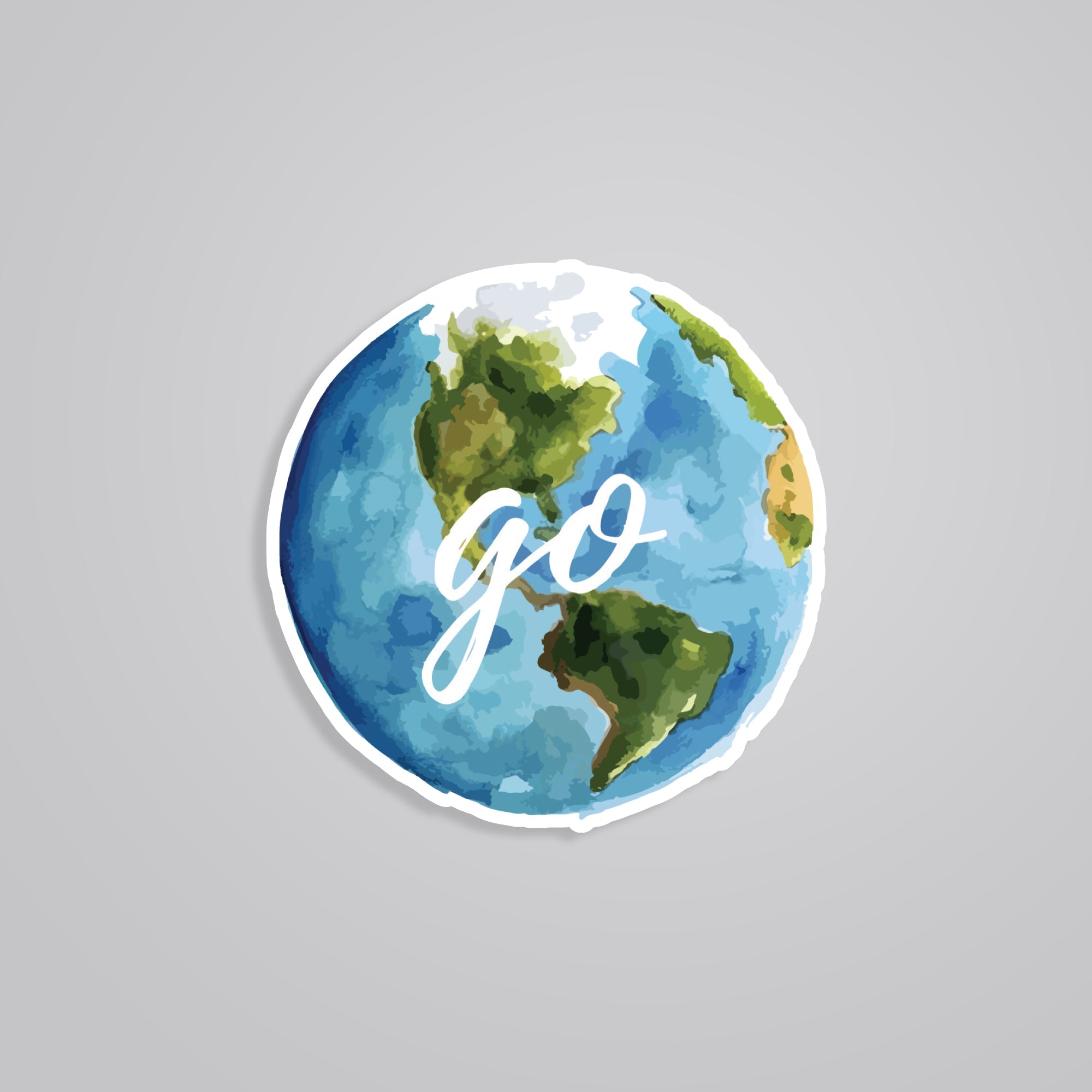 Go Earth Sticker - Inspire Environmental Action with this Eco-Friendly ...
