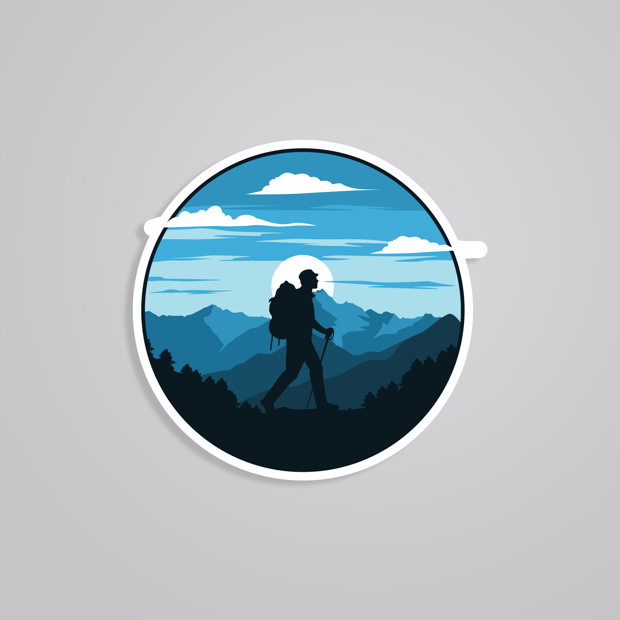 Elevate Your Adventure with Hiking Travels Stickers | Explore the ...