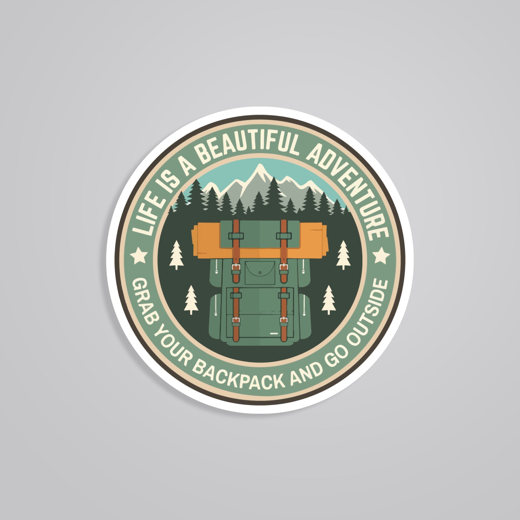 Life is a Beautiful Adventure Sticker - Inspire Outdoor Exploration ...