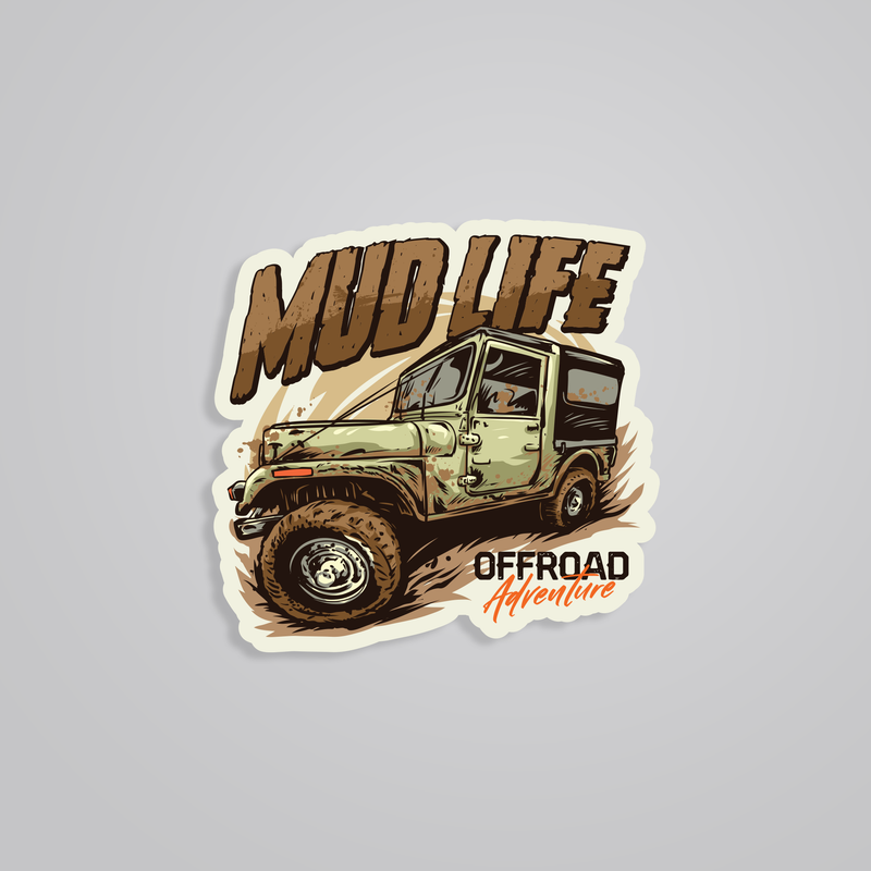Get Down and Dirty with Mud Life Travels Stickers | Off-Road Adventures ...