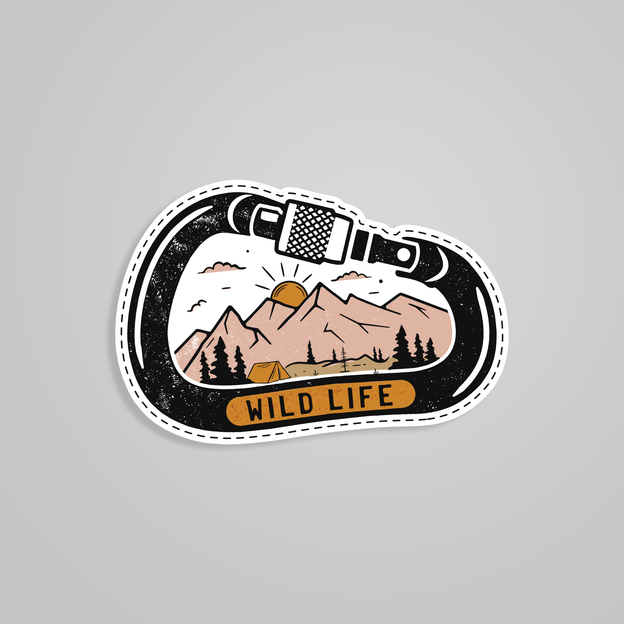 Discover Untamed Beauty with Wild Life Travels Stickers | Bring Nature ...