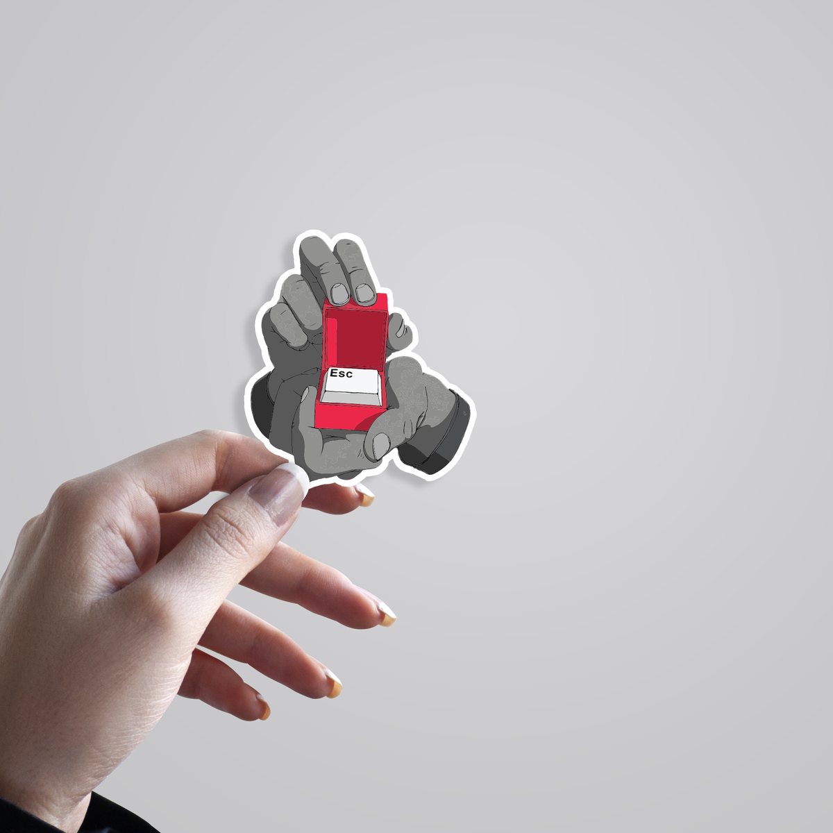 Escape Reality with 'Escape' Stickers - Whimsical and Fun Designs