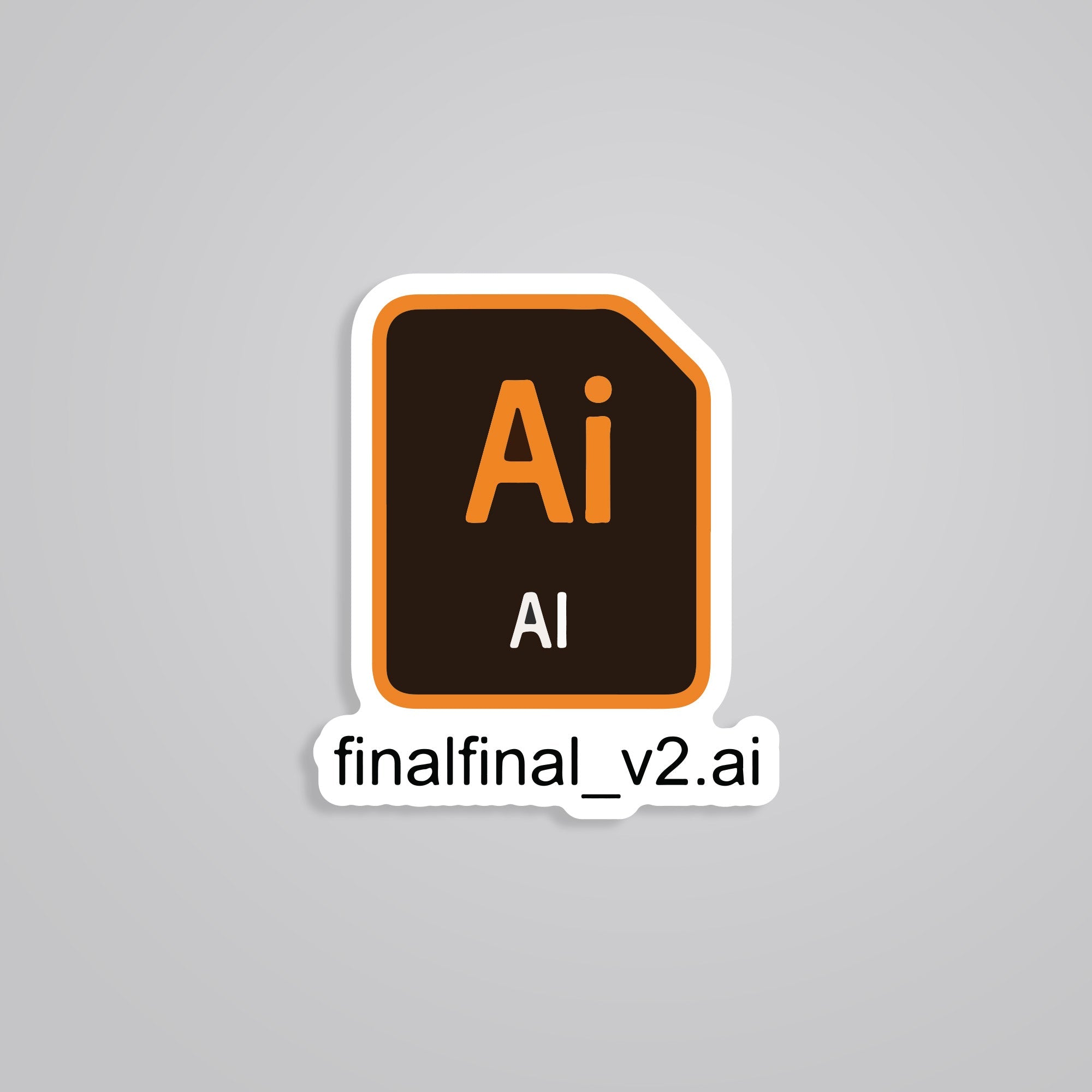 Final V2 Illustrator Doc Stickers - Add a Touch of Humor to Your Artwork
