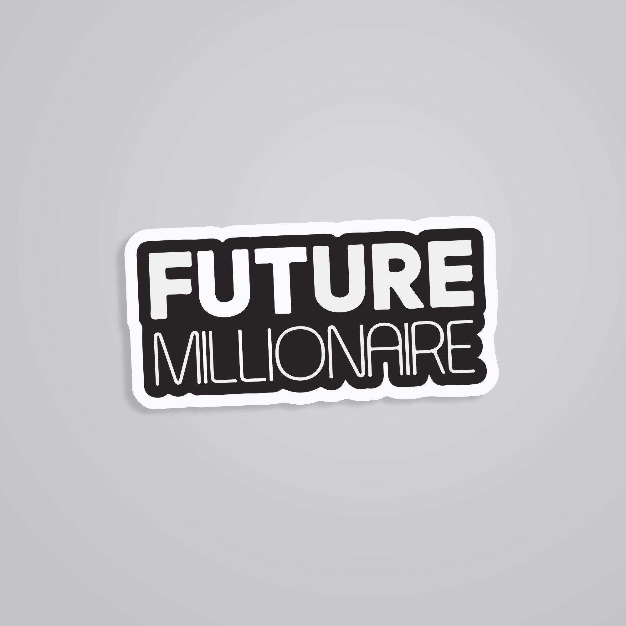 Manifest Success with 'Future Millionaire' Stickers - Inspirational and ...