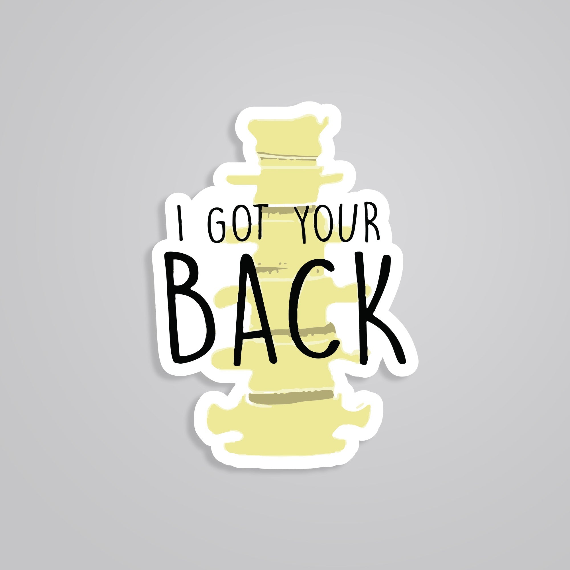 I Got Your BACK Witty Stickers - Hilariously Supportive Decals for Any ...