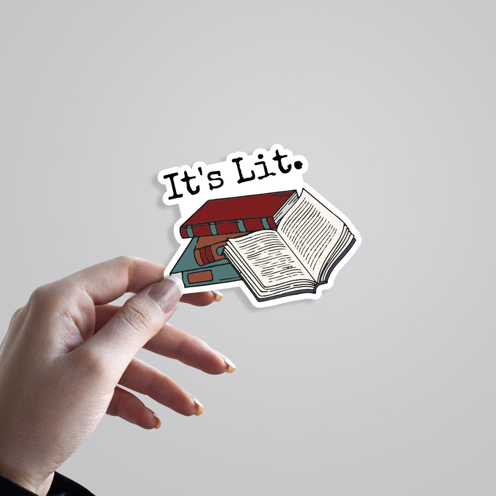 It's Lit Witty Stickers - Bookish Humor for Your Everyday Moments