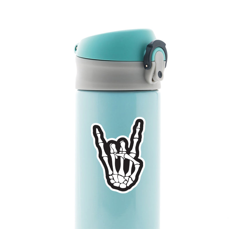 Rock Skeleton Hand Sticker - Unleash Your Inner Rebel with Style