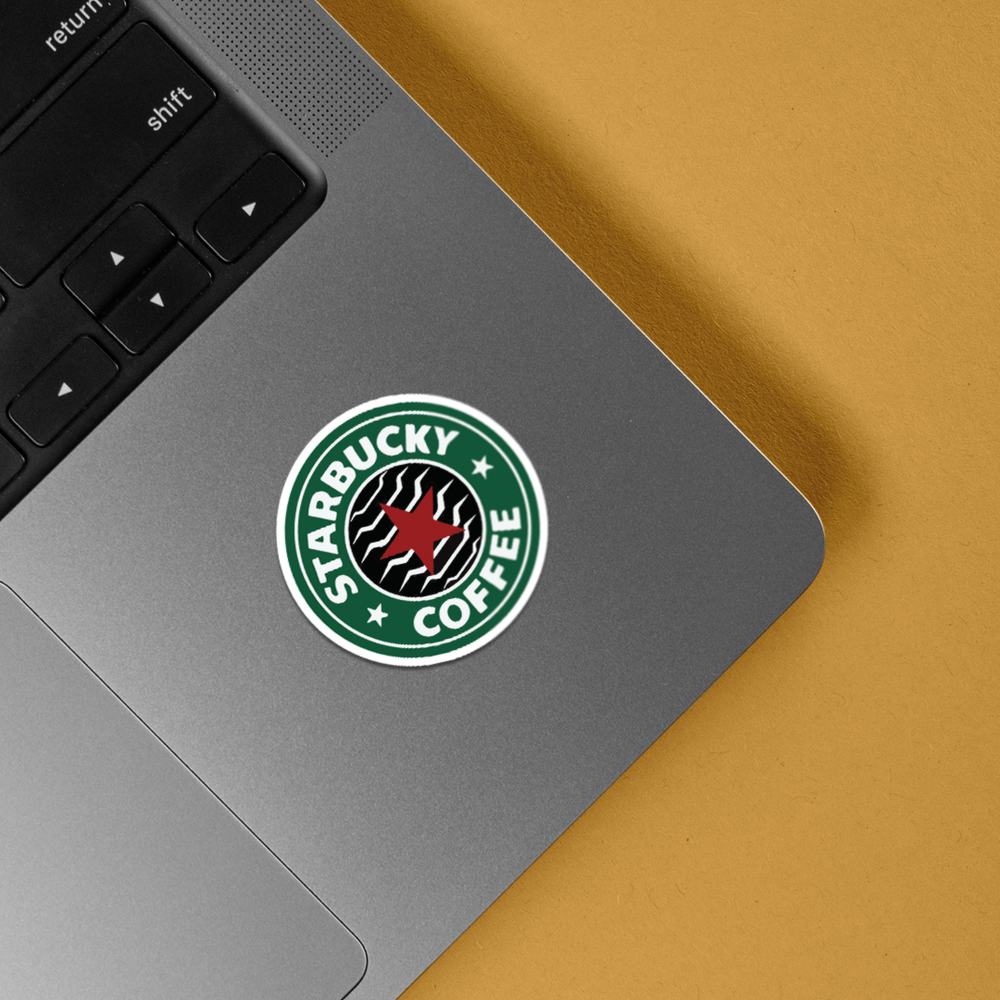 Sip on Laughs with 'Starbucky Coffee' Stickers - Playful and ...