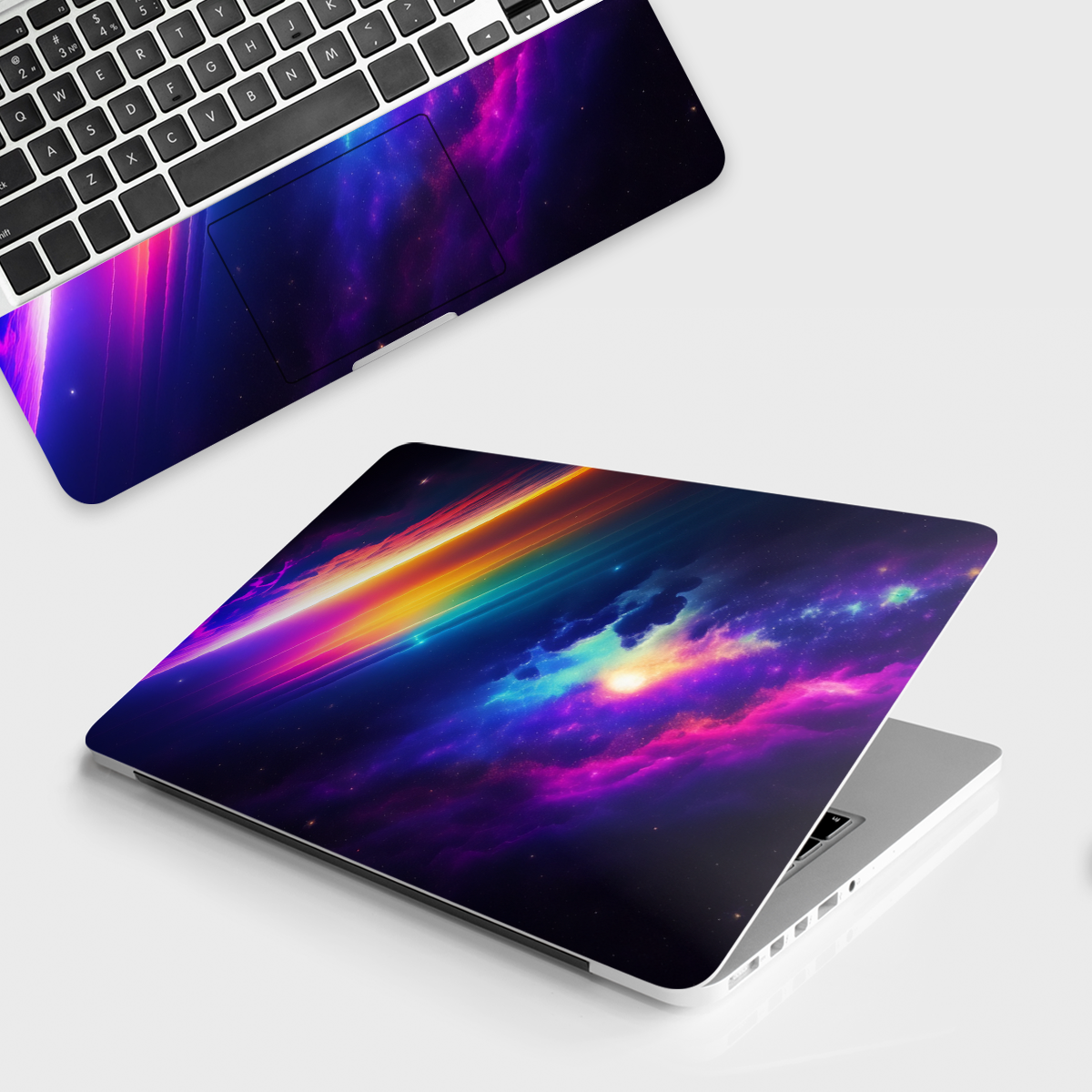 Galaxy Space Laptop Skin - Embrace Celestial Beauty with Captivating Design