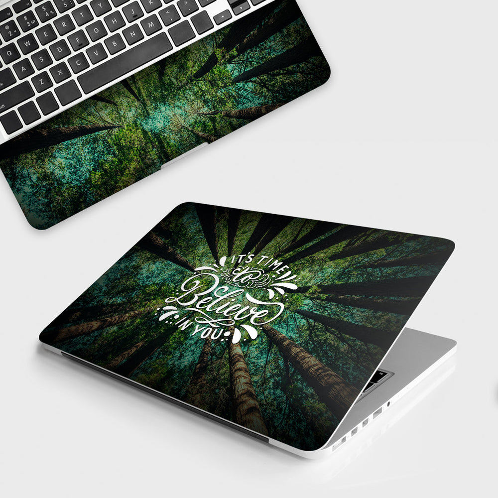 It's Time to Believe in You Laptop Skin - Embrace Self-Confidence with ...