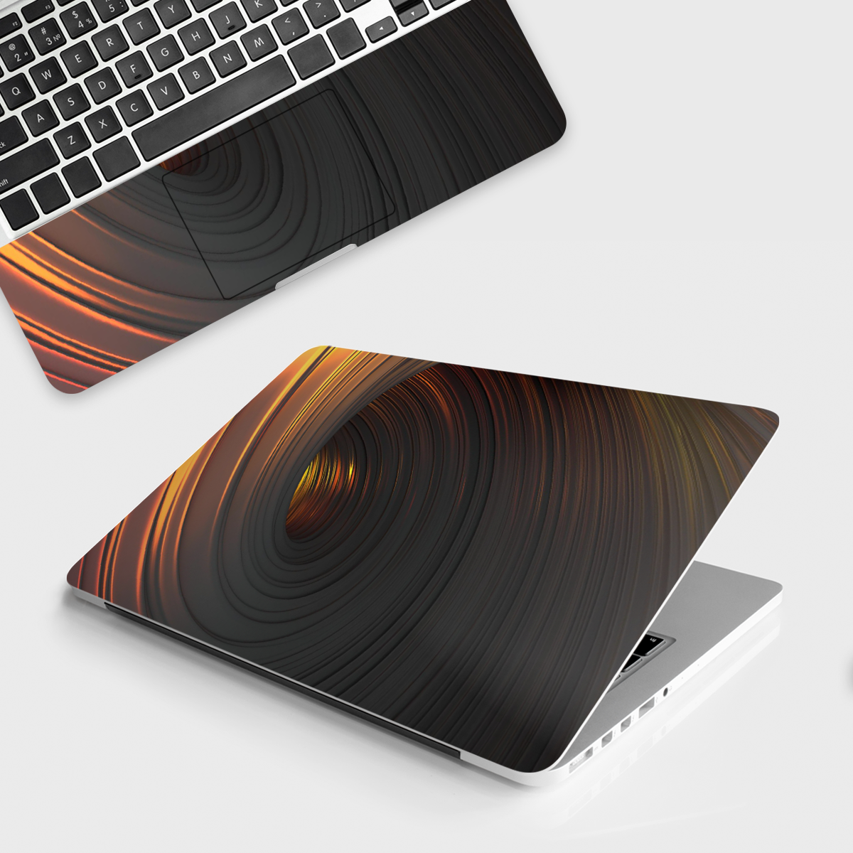 Twisted Design Laptop Skin - Embrace Captivating Elegance with Artistic ...