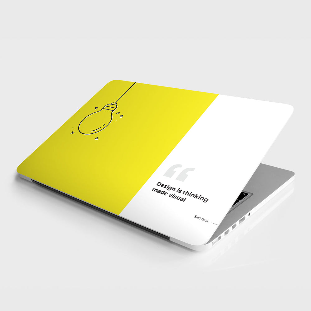 Yellow Laptop Skin - Infuse Your Laptop with Vibrant Sunshine and ...