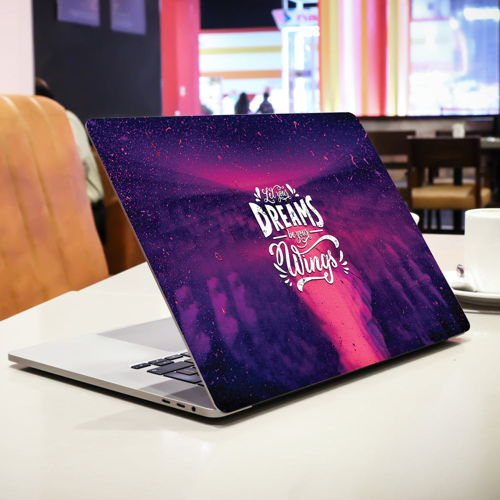 Let Your Dreams Be Your Wings Laptop Skin - Soar to New Heights with ...