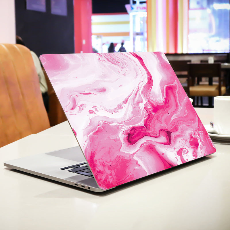 Pink Marble Laptop Skin - Embrace Timeless Elegance with Delicate and ...