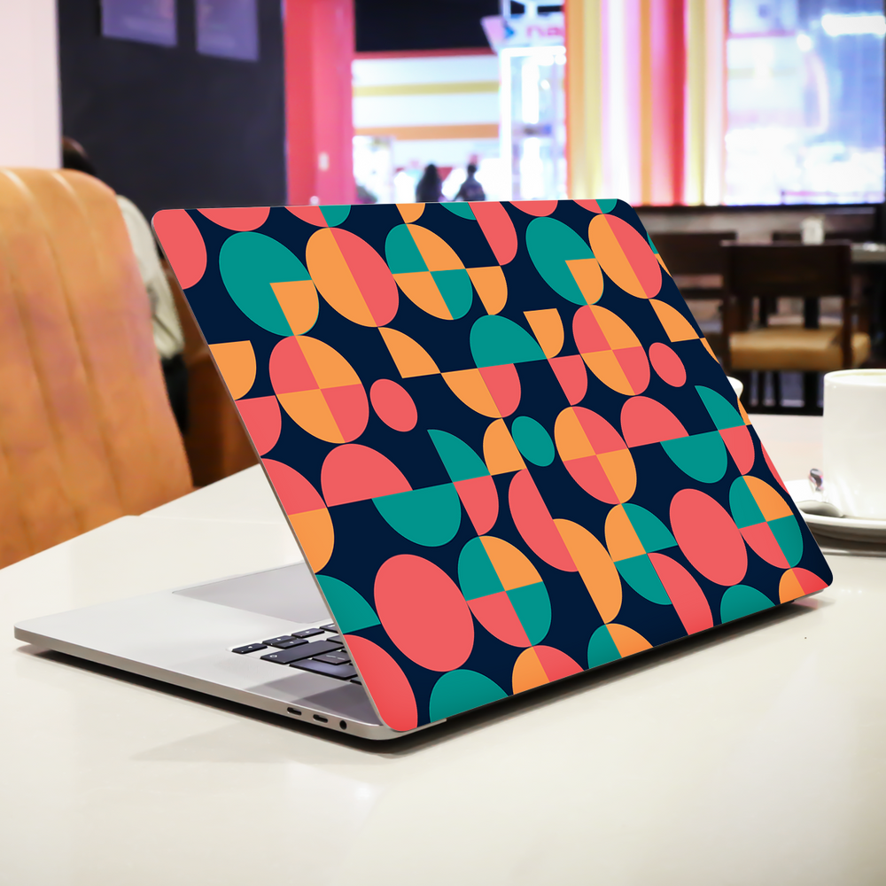 Colorful Circles Laptop Skin - Embrace Playful Elegance with ...